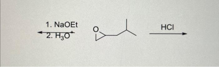 Solved 1. NaOEt 2. H3O HCl | Chegg.com