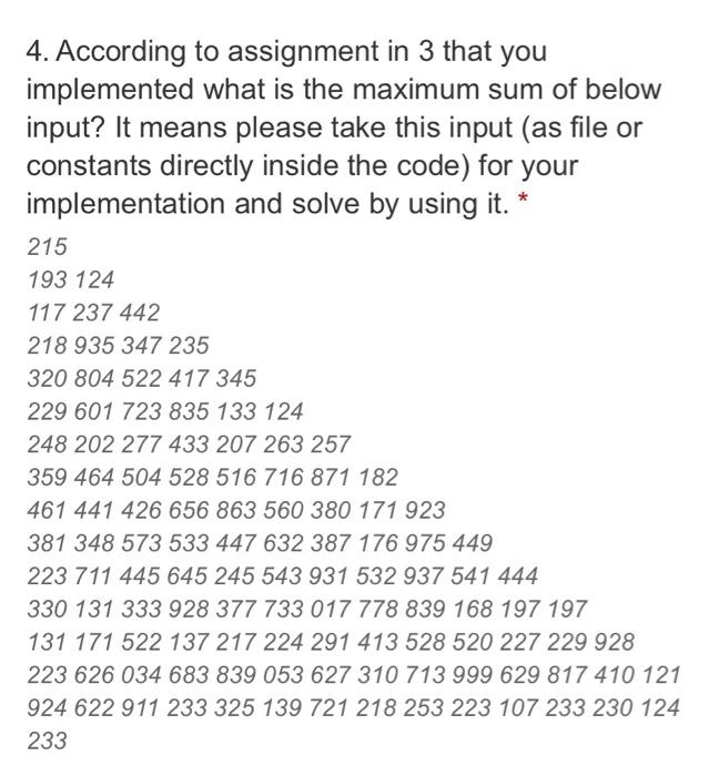 Solved You will have an orthogonal triangle input from a | Chegg.com