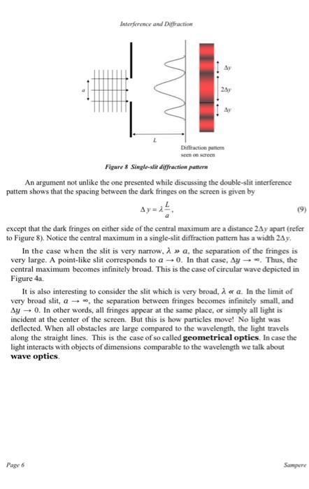 PHY 222 Lab 10 Interference and Diffraction Patterns | Chegg.com