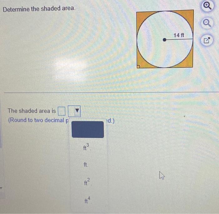 Solved Determine the shaded area.Determine (a) the volume | Chegg.com