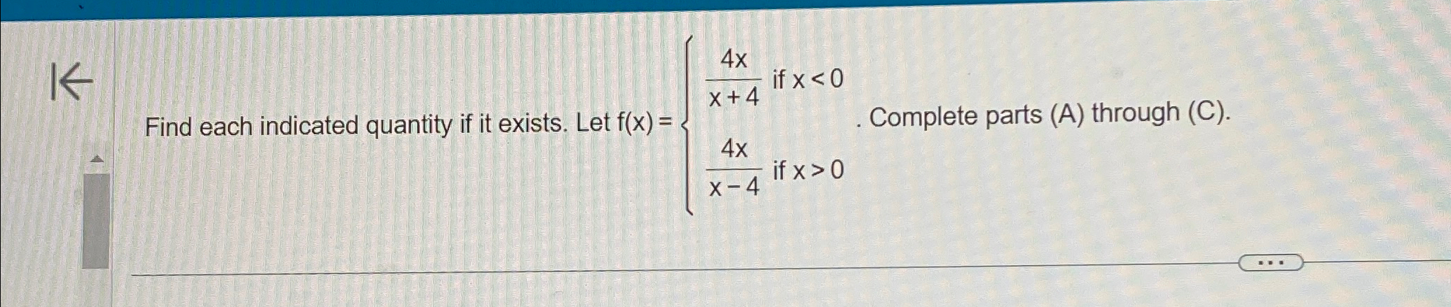 Solved Find each indicated quantity if it exists. Let | Chegg.com