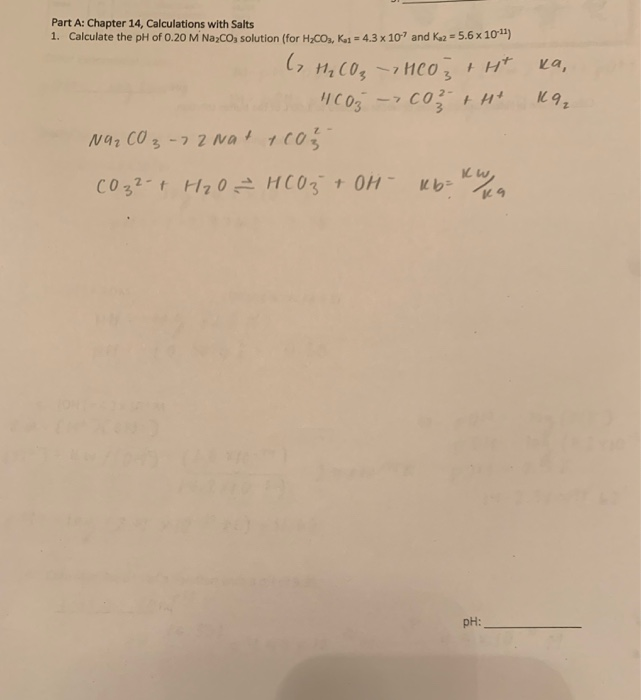Solved Part 1, Chapter 15: Calculations with Buffers | Chegg.com