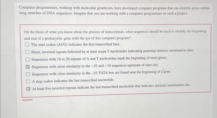 Solved Computer programmers, working with molecular | Chegg.com