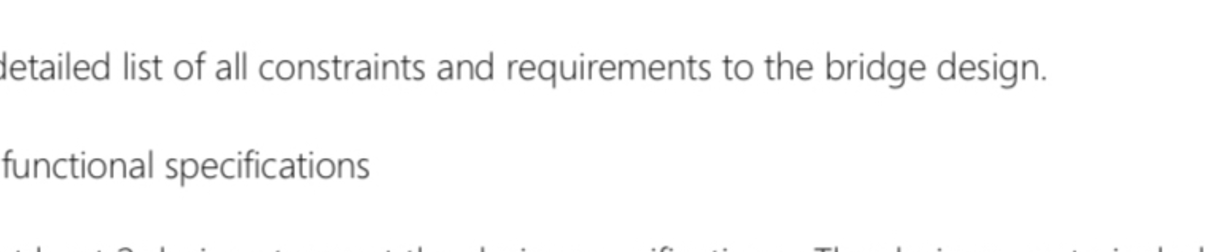 Solved tetailed list of all constraints and requirements to | Chegg.com