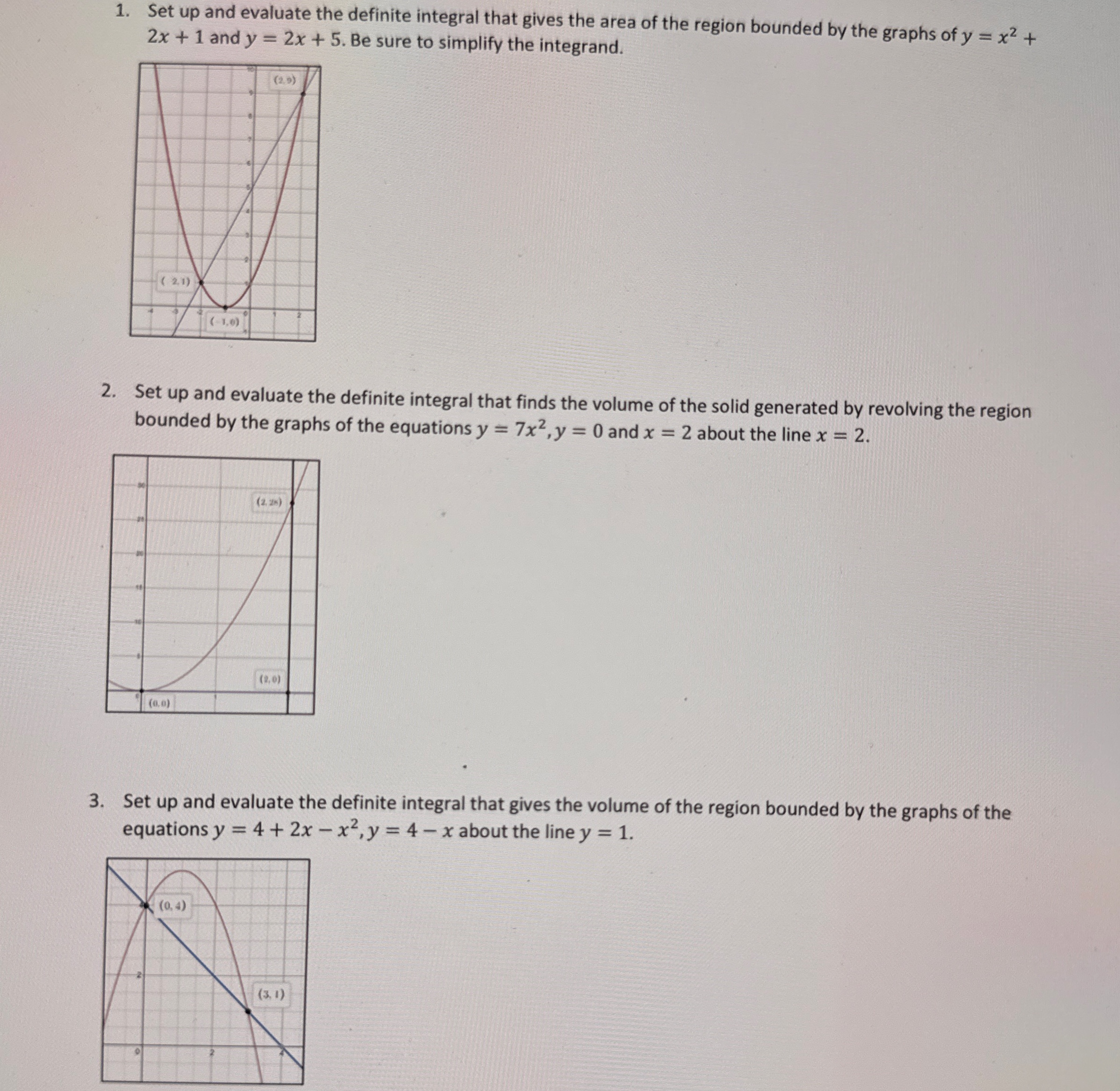 Solved Set up and evaluate the definite integral that gives | Chegg.com