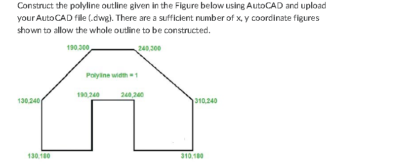 Solved Hide Folder InformationConstruct the polyline outline | Chegg.com