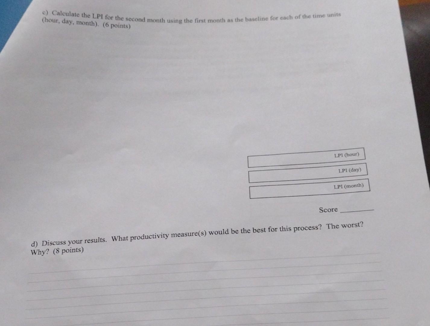 Solved Show your calculations in the space provided, write | Chegg.com