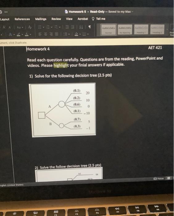 Solved Homework 4 Read each question carefully. Questions | Chegg.com