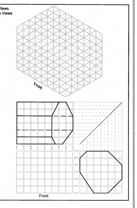 Solved Isometric multiview inclined surfaces sketching | Chegg.com Solved Isometric multiview inclined surfaces sketching | Chegg.com