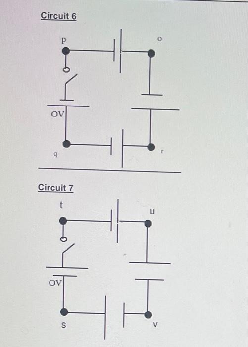 Solved 2. For circuits 3 through 7, PREDICT the potentials | Chegg.com
