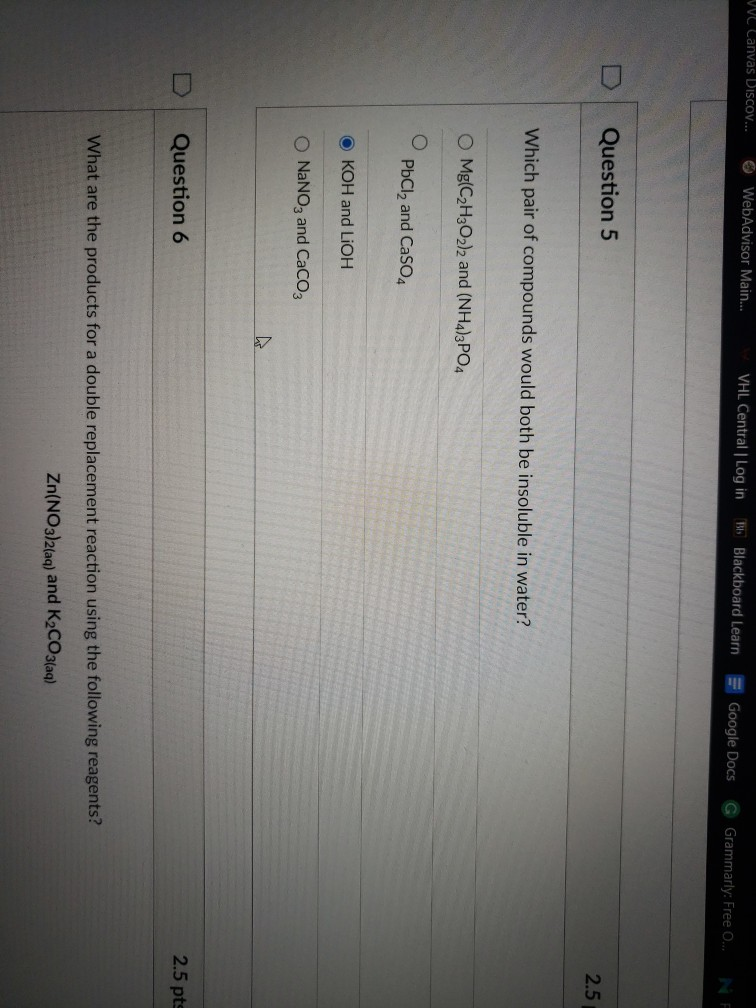 Solved V Canvas Discov... WebAdvisor Main... VHL Central Log | Chegg.com