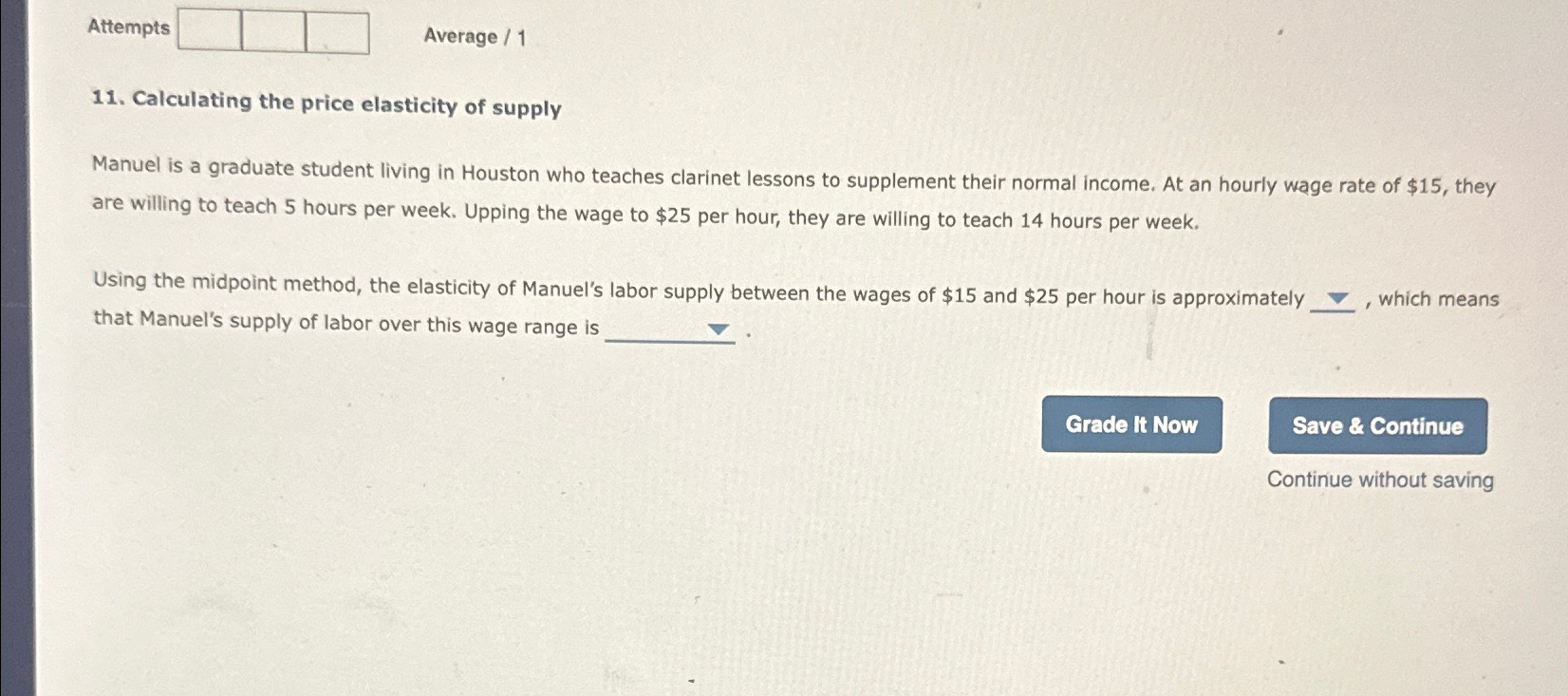 Solved AttemptsAverage / 111. ﻿Calculating the price | Chegg.com