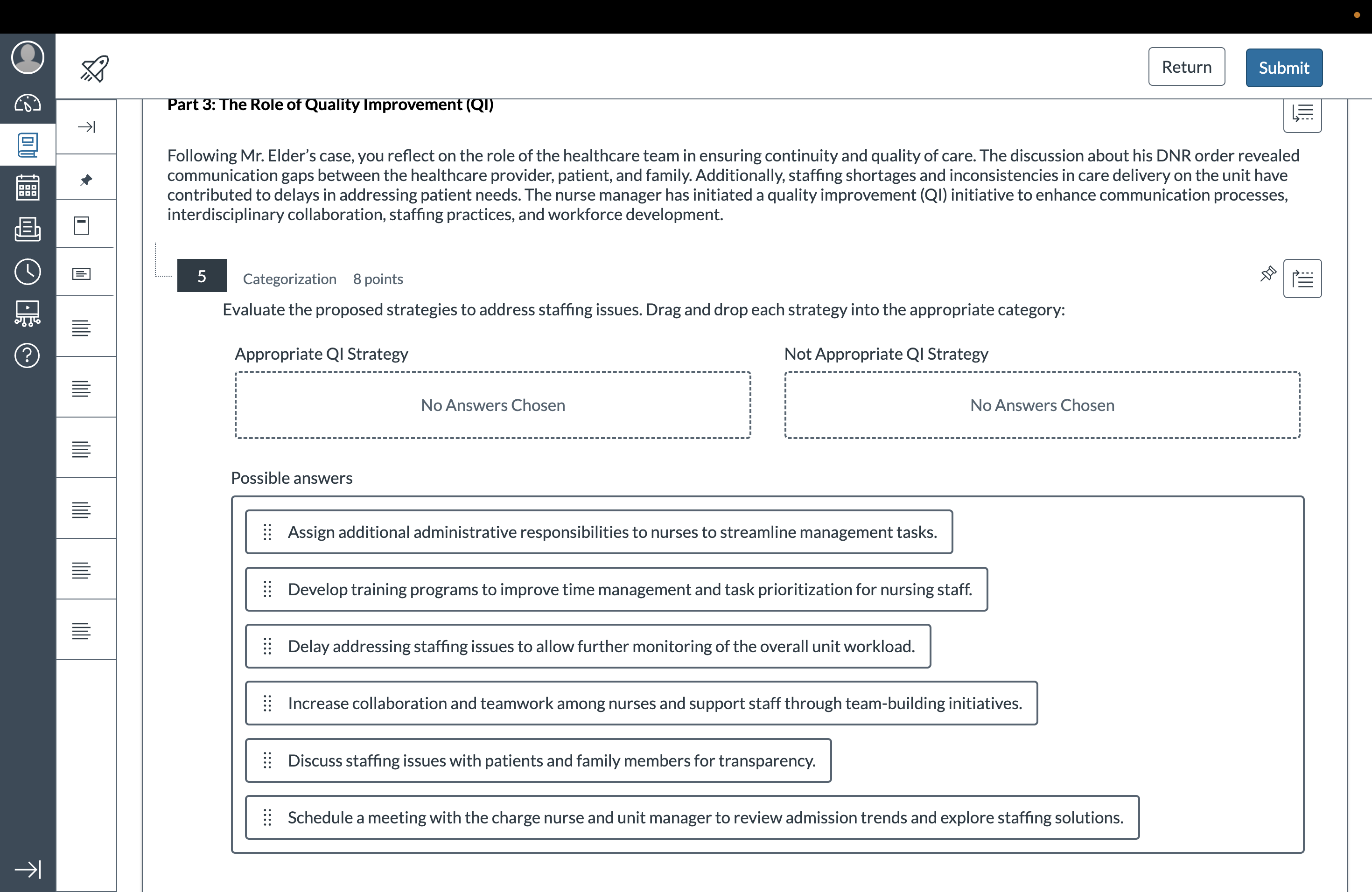 Solved Part 3: The Role of Quality Improvement (QI)Following | Chegg.com