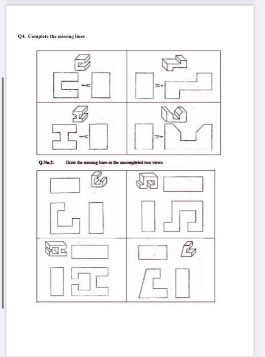 Solved Q4. Complete the missing lines 2017-0 D ㅁ 메 Q.No.2: | Chegg.com