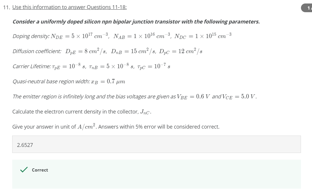 Solved 11. Use this information to answer questions 11-18: 1 | Chegg.com