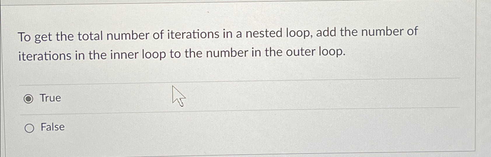 Solved To get the total number of iterations in a nested | Chegg.com Solved To get the total number of iterations in a nested | Chegg.com