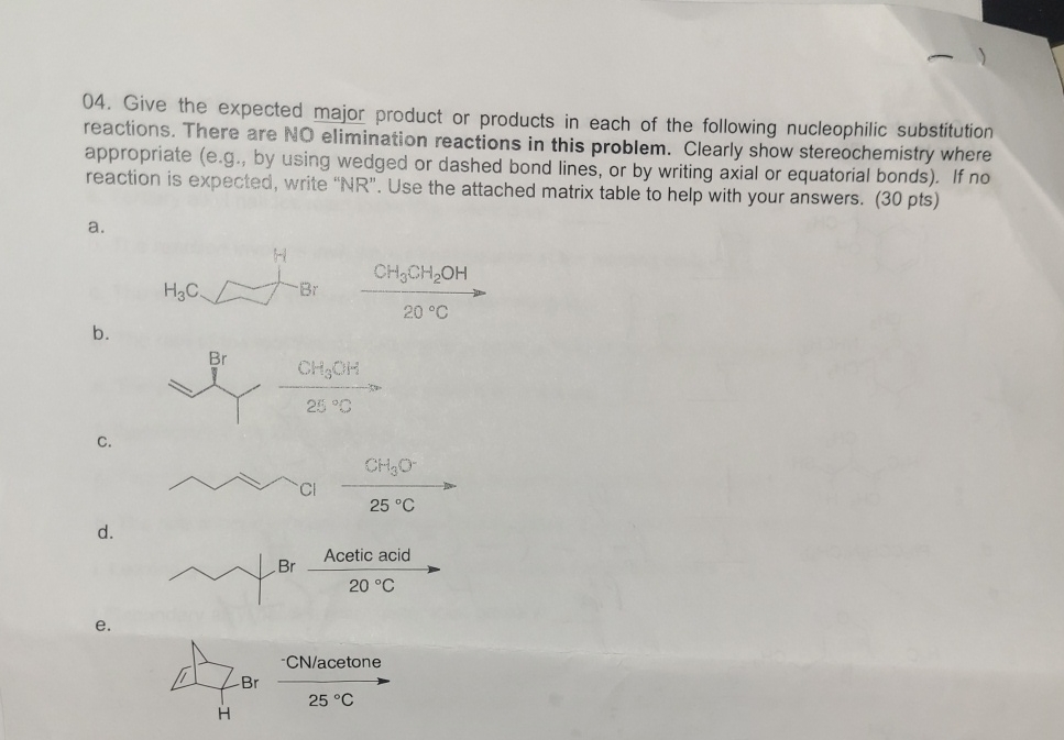 Solved Give the expected major product or products in each | Chegg.com