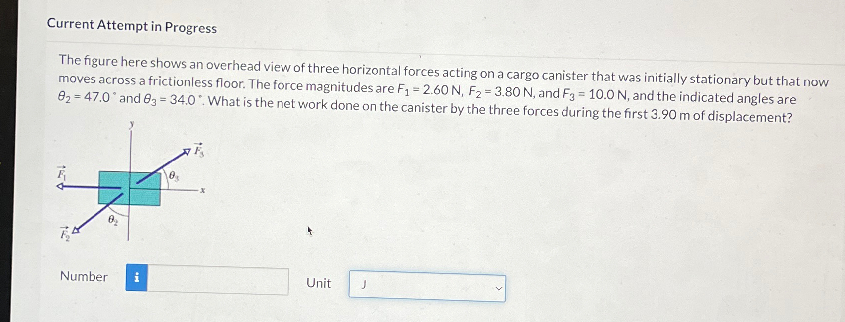Solved Current Attempt in ProgressThe figure here shows an | Chegg.com