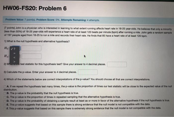 Solved HW06-FS20: Problem 6 Problem Value: 7 points)Problem | Chegg.com