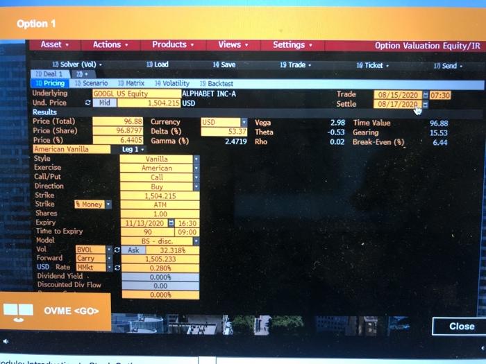 Solved Knowledge Check 2 ? Click on the Bloomberg Terminal | Chegg.com