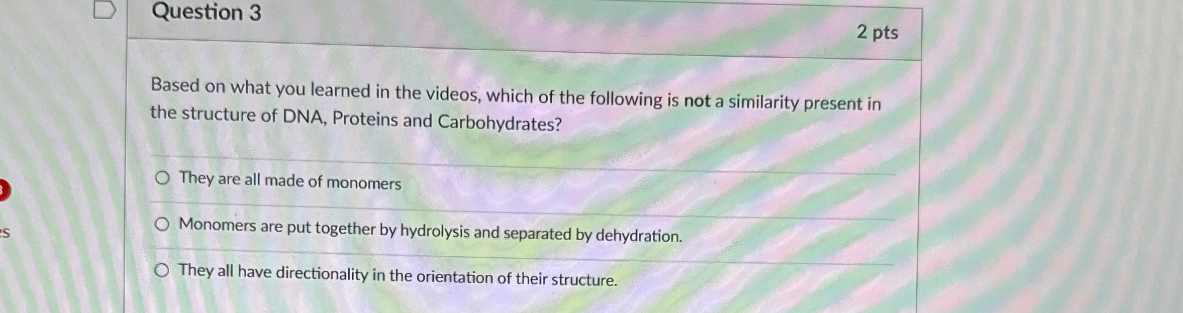 Solved Question 32 ﻿ptsBased on what you learned in the | Chegg.com