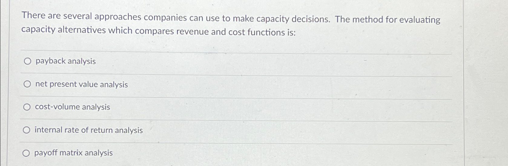 Solved There are several approaches companies can use to | Chegg.com
