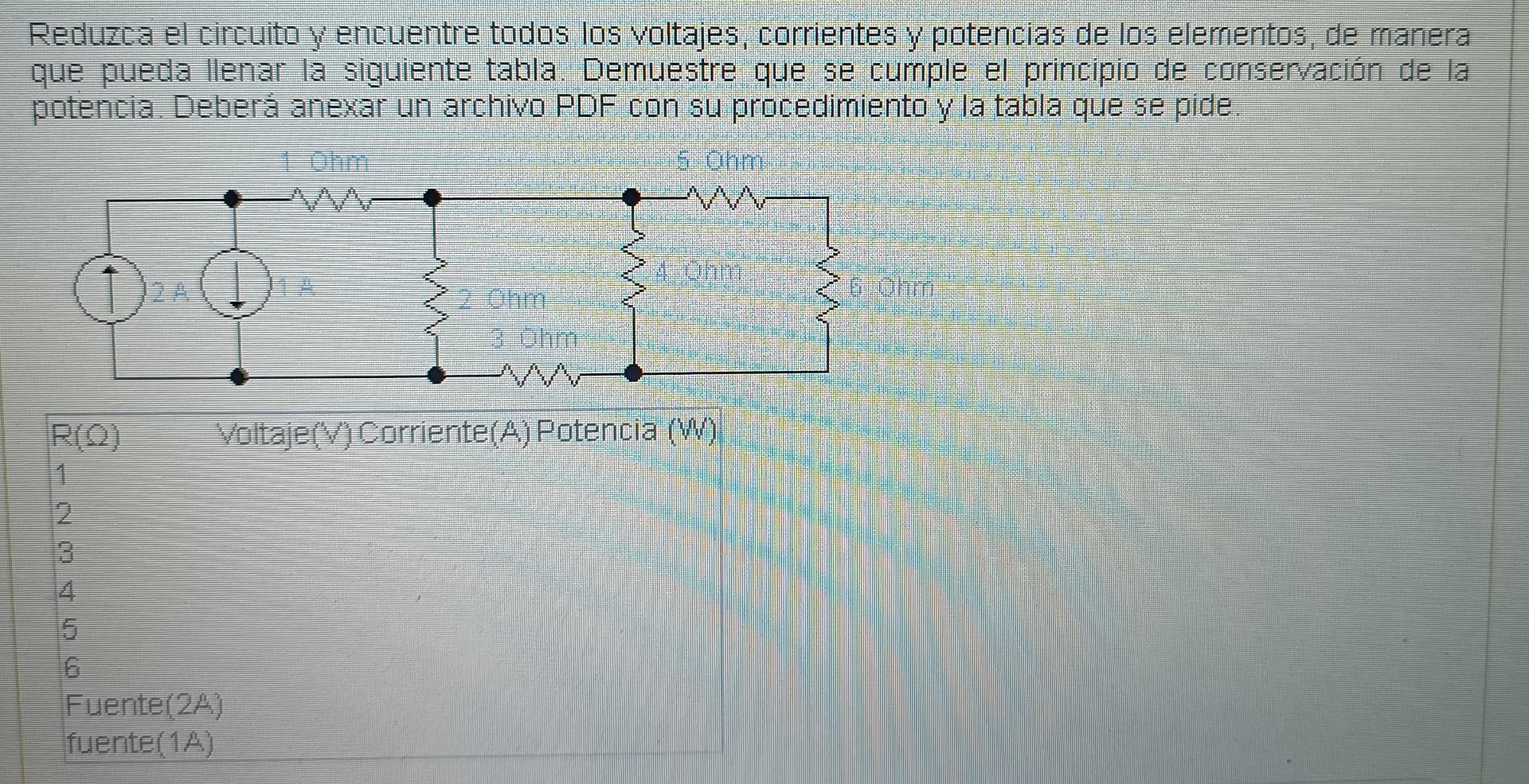 Solved Reduzca el circuito y encuentre todos los voltajes, | Chegg.com