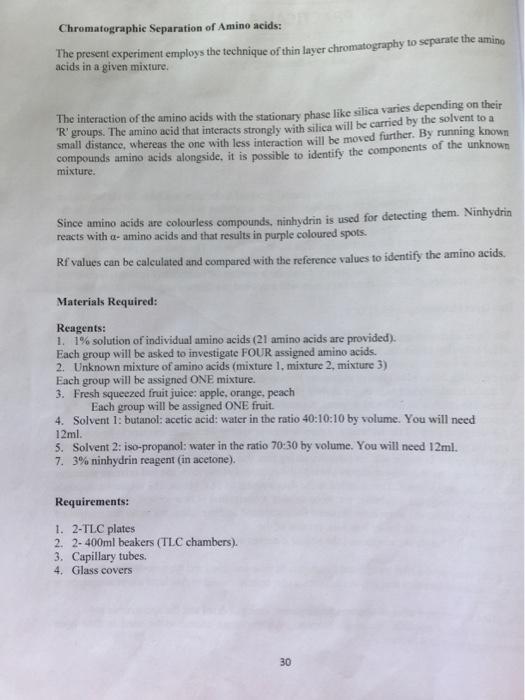 Solved TABLE 3: Fruit Spot 1 R Spot 1 color Spot 2 Rf Spot 2 | Chegg.com
