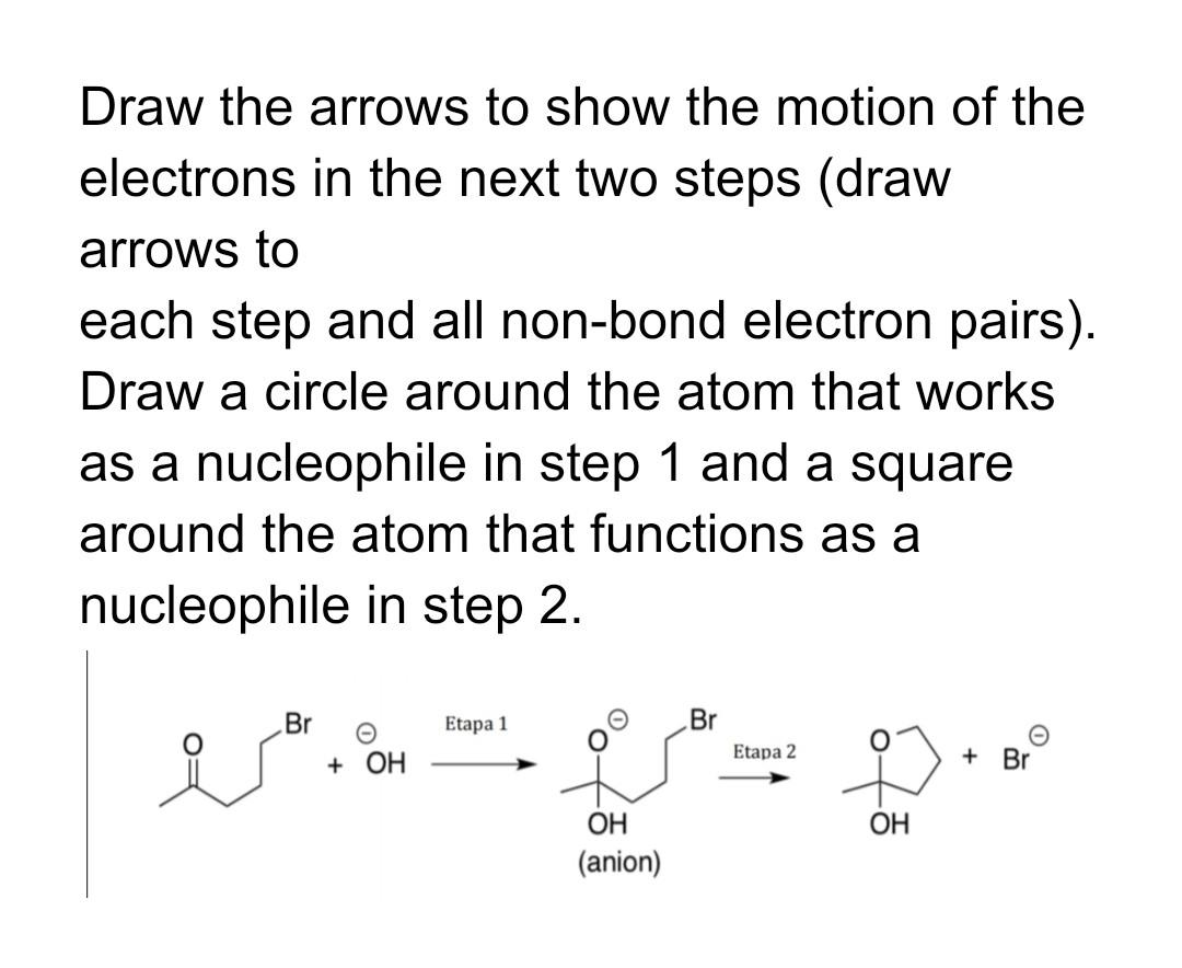 Solved Draw the arrows to show the motion of the electrons | Chegg.com