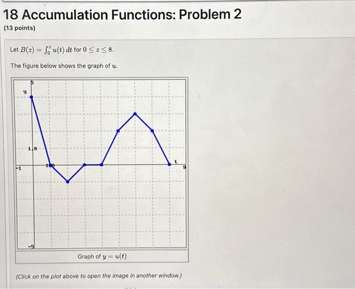Solved 18 Accumulation Functions: Problem 2 (13 points) Let | Chegg.com