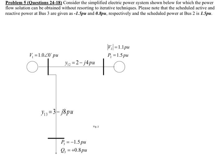 Solved Problem Consider the simplified clectric power system | Chegg.com