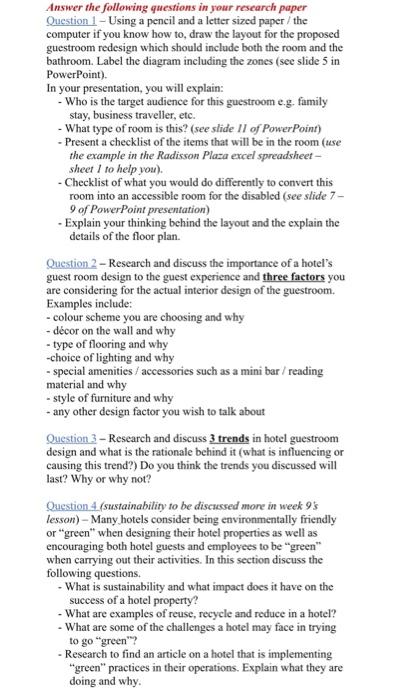 Solved Answer the following questions in your research paper | Chegg.com