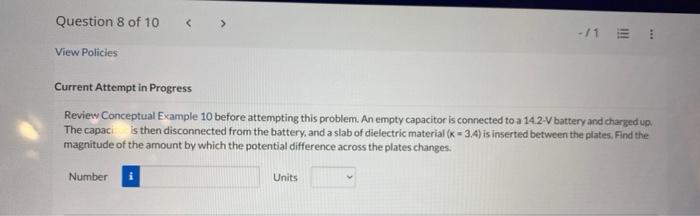 Solved Review Conceptual Example 10 before attempting this | Chegg.com