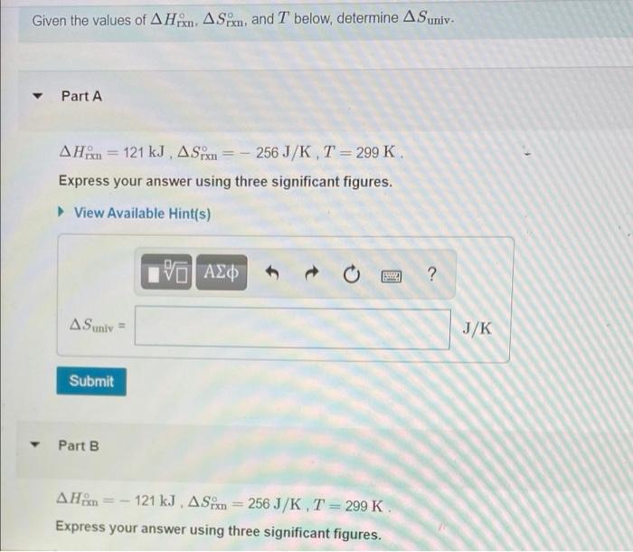 Solved Given the values of AHX, Asian, and T below, | Chegg.com