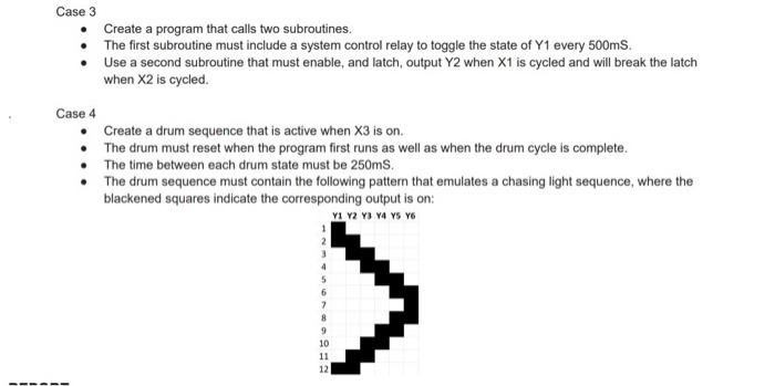 Case 3 Create a program that calls two subroutines. | Chegg.com