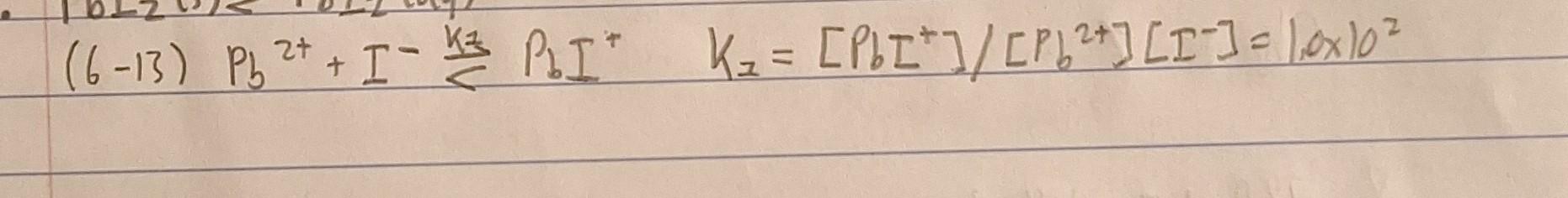 Solved 6-28. In Figure 6-3, the concentration of PbI2(aq) is | Chegg.com