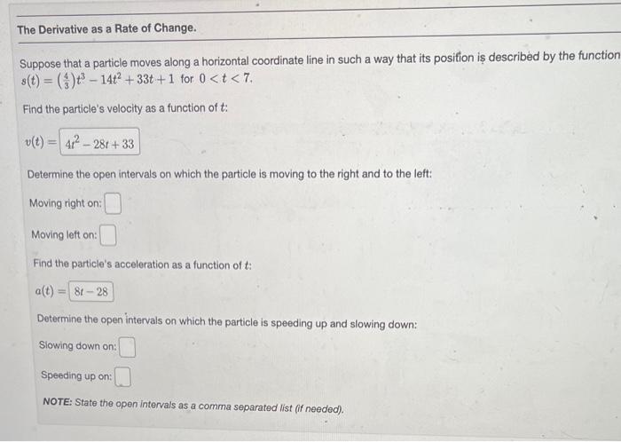 Solved Suppose that a particle moves along a horizontal | Chegg.com