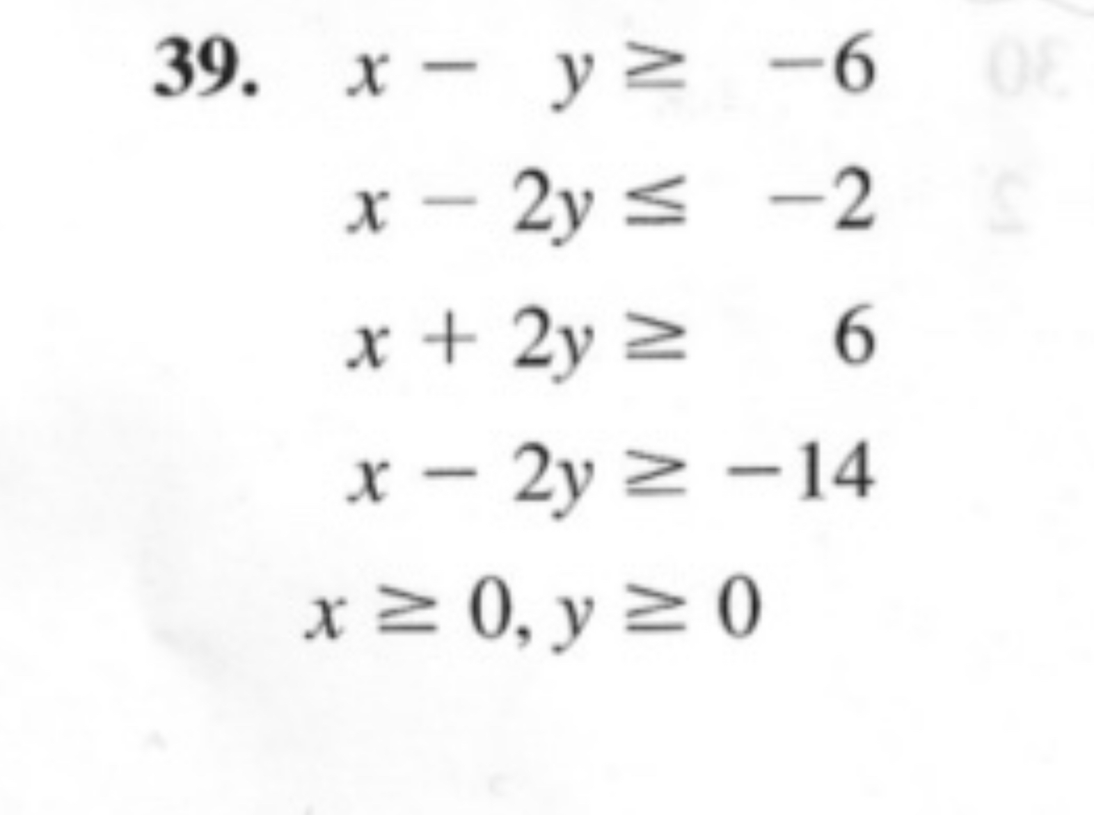 Solved Determine graphically the solution set for each | Chegg.com