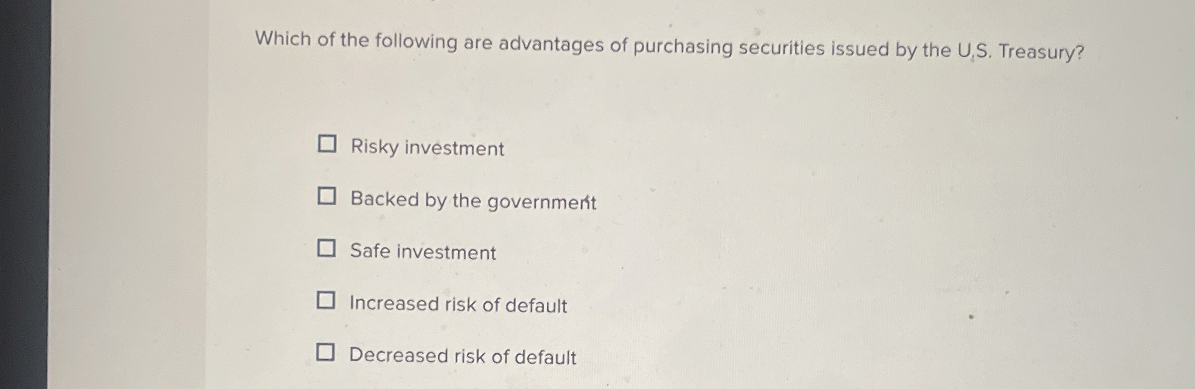 Solved Which of the following are advantages of purchasing | Chegg.com