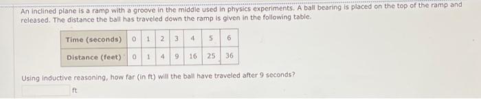 Solved An inclined plane is a ramp with a groove in the | Chegg.com