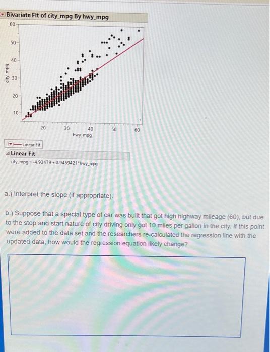 Solved Below is a scatter plot and simple linear regression | Chegg.com