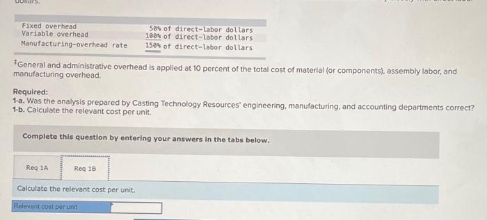 Solved Casting Technology Resources (CTR) has purchased | Chegg.com