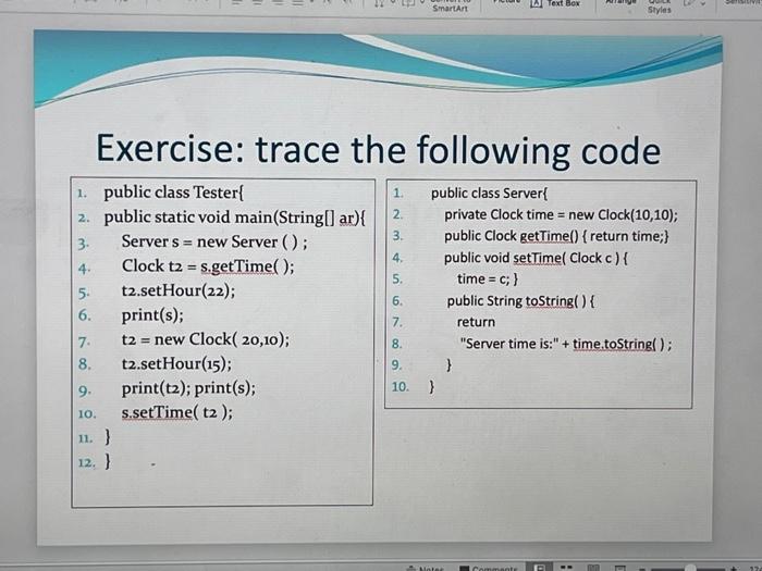Solved SmartArt LA Text Box Styles Exercise: trace the | Chegg.com