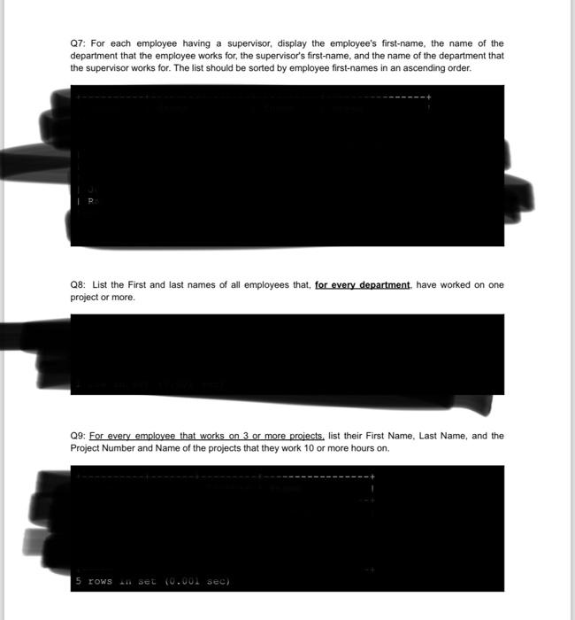 Solved Q7: For each employee having a supervisor, display | Chegg.com