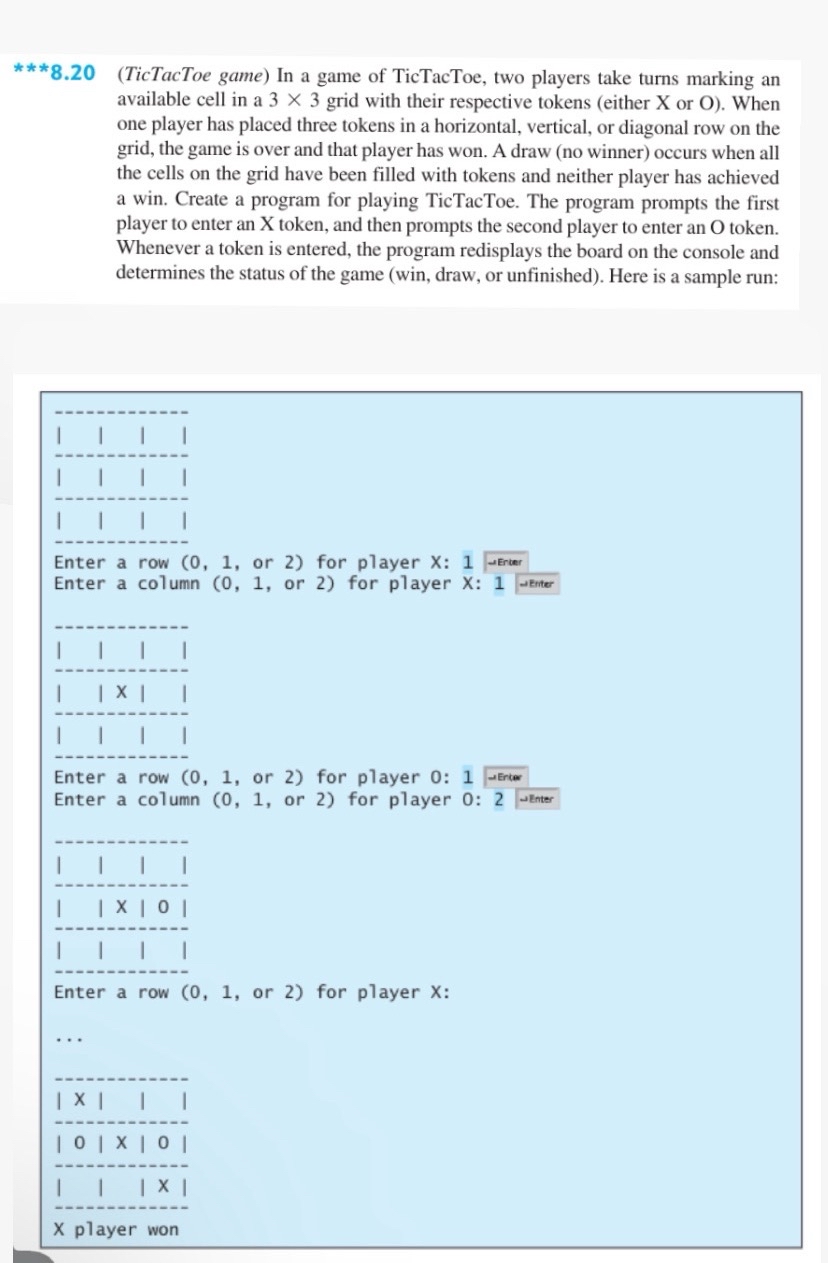 Solved please do C+++Code (TicTacToe game) ﻿In a game of | Chegg.com