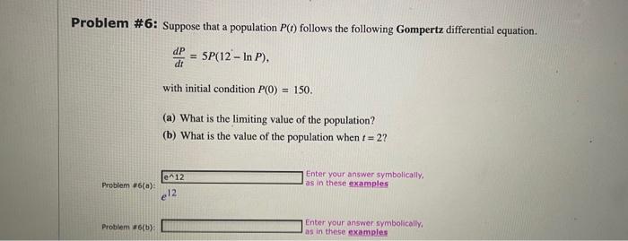 Solved I need help with 5b and 6bPlease If you help me with | Chegg.com
