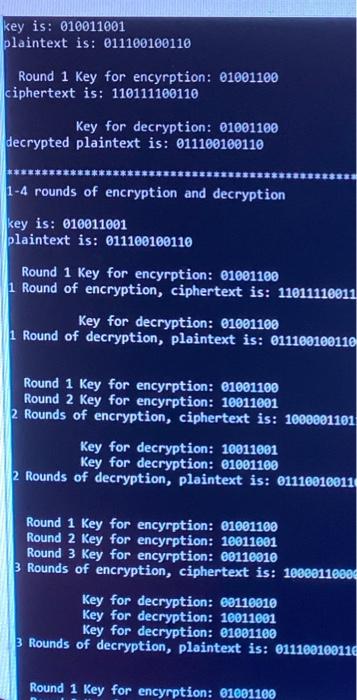 Solved S-DES: The purpose of this assignment is to implement | Chegg.com