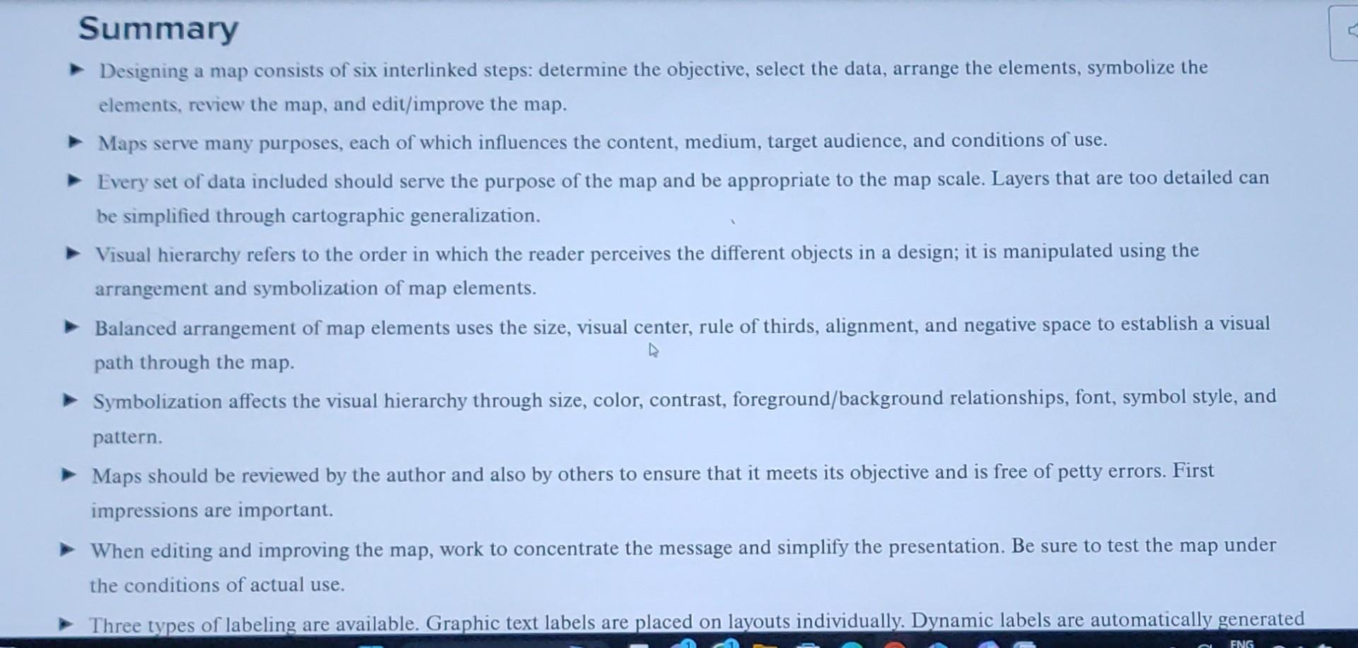 Solved Note: I need a map which is not a | Chegg.com
