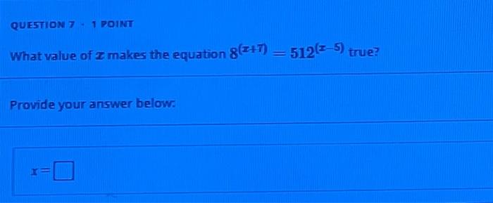 Solved Question 6 T Point Evaluate Fx−3e2x53 For X−2 