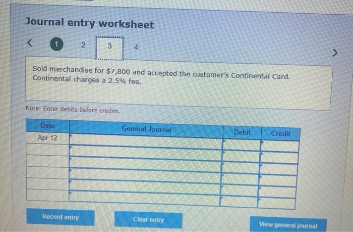 Solved Journal entry worksheet